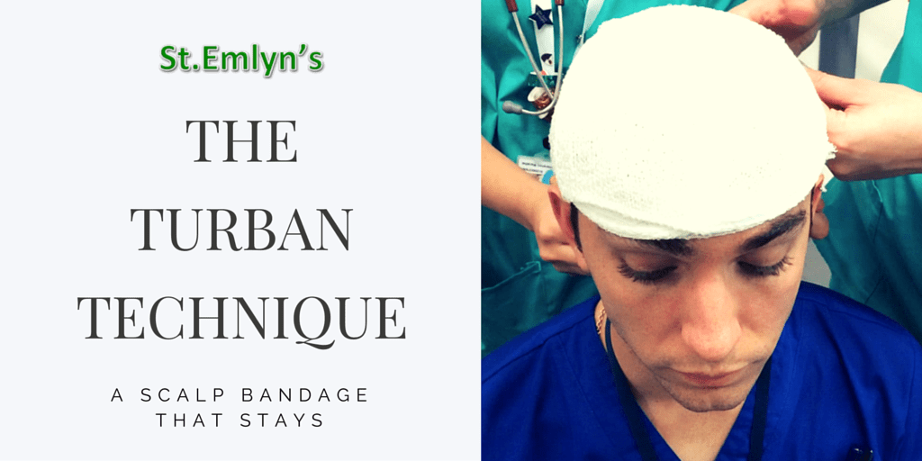 The Turban Technique A Scalp Bandage That Stays