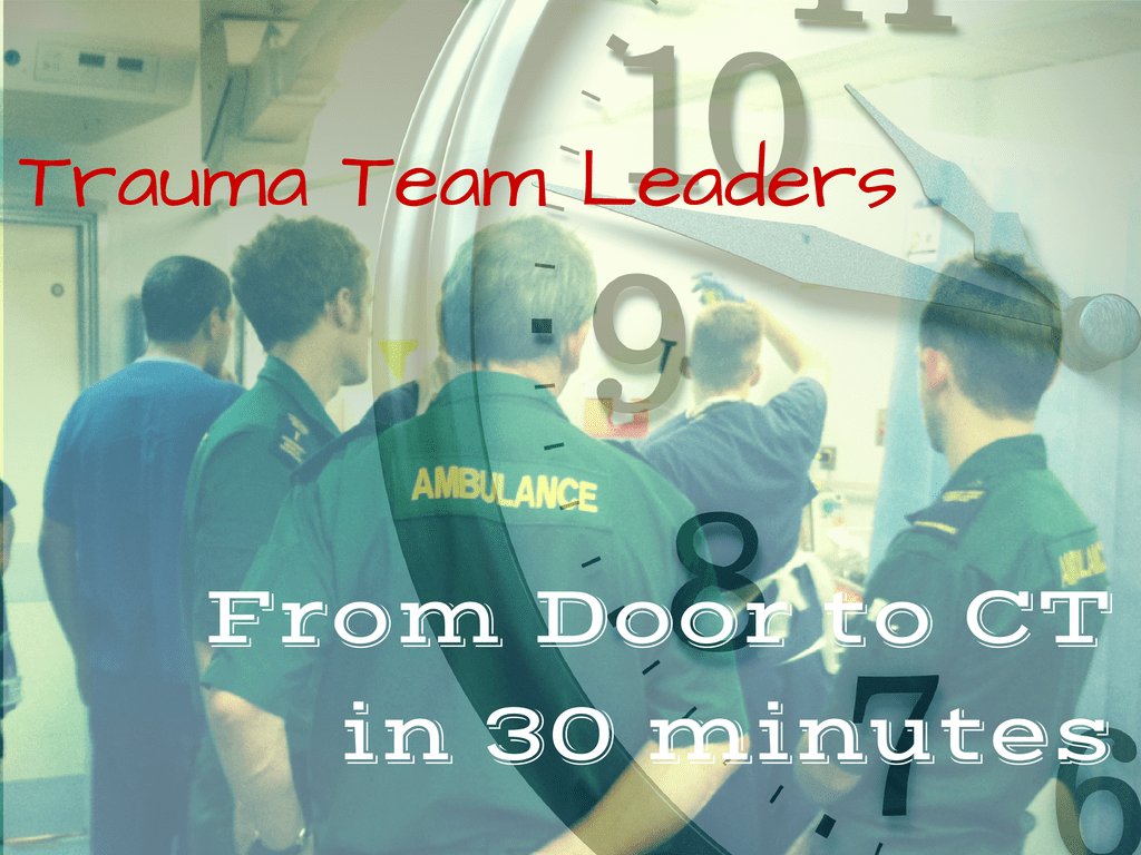 Podcast - Trauma Team Leadership - Getting to CT in 30 minutes.
