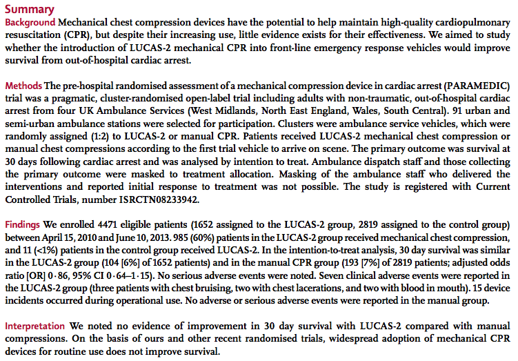 JC: PARAMEDIC trial m-CPR at St.Emlyn's • St Emlyn's