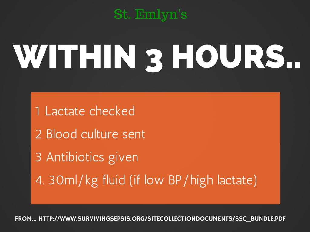 Sepsis Guidelines: EGDT without the "G"?