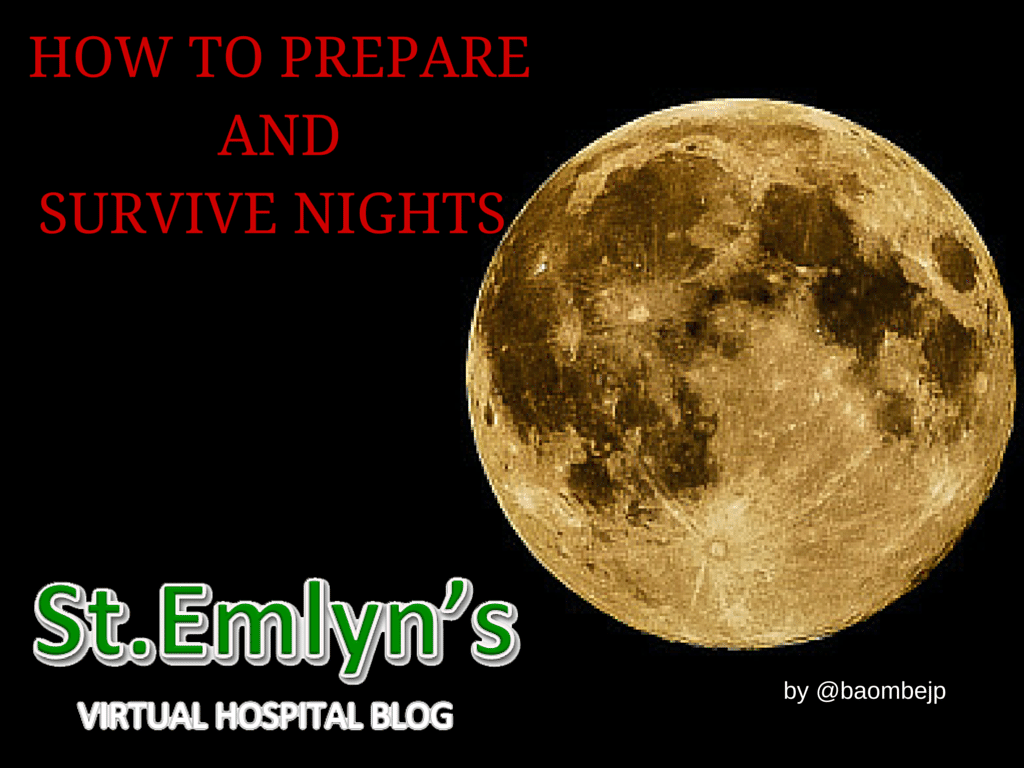 Tips on how to prepare and survive your night shifts • St Emlyn's