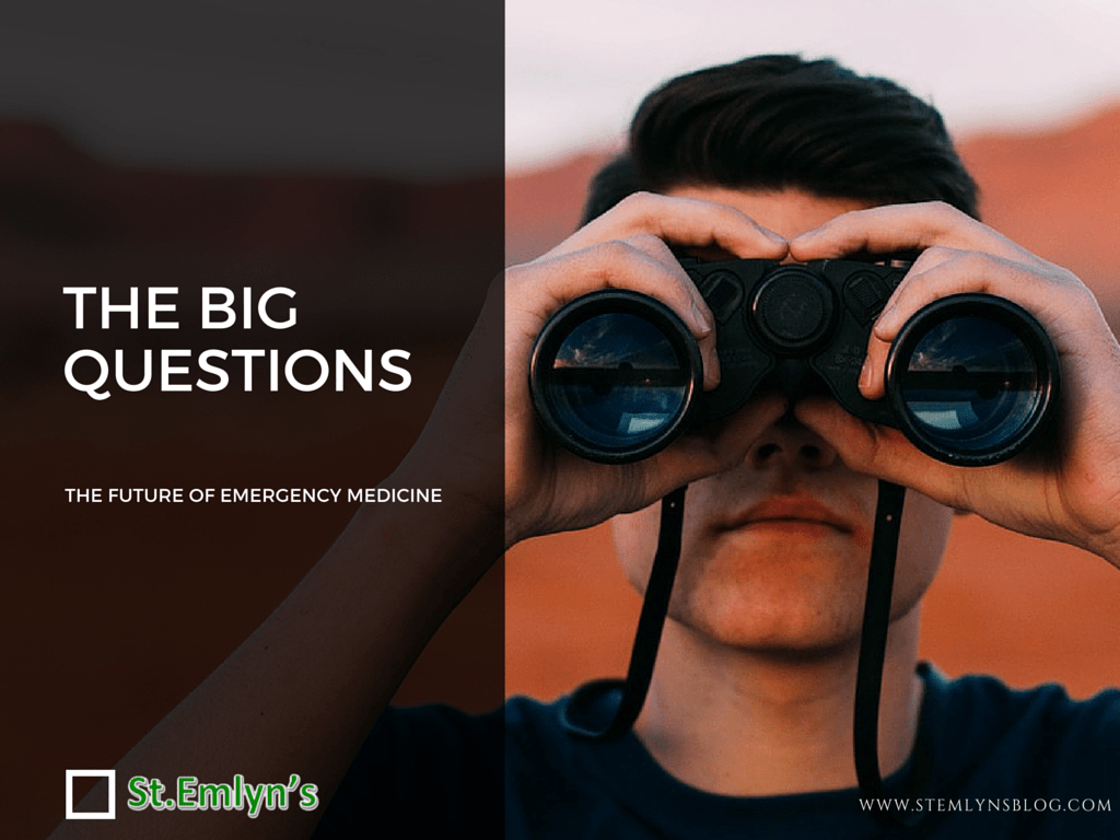 The BIG questions in EM. Part 1 - Demographics. St.Emlyn's