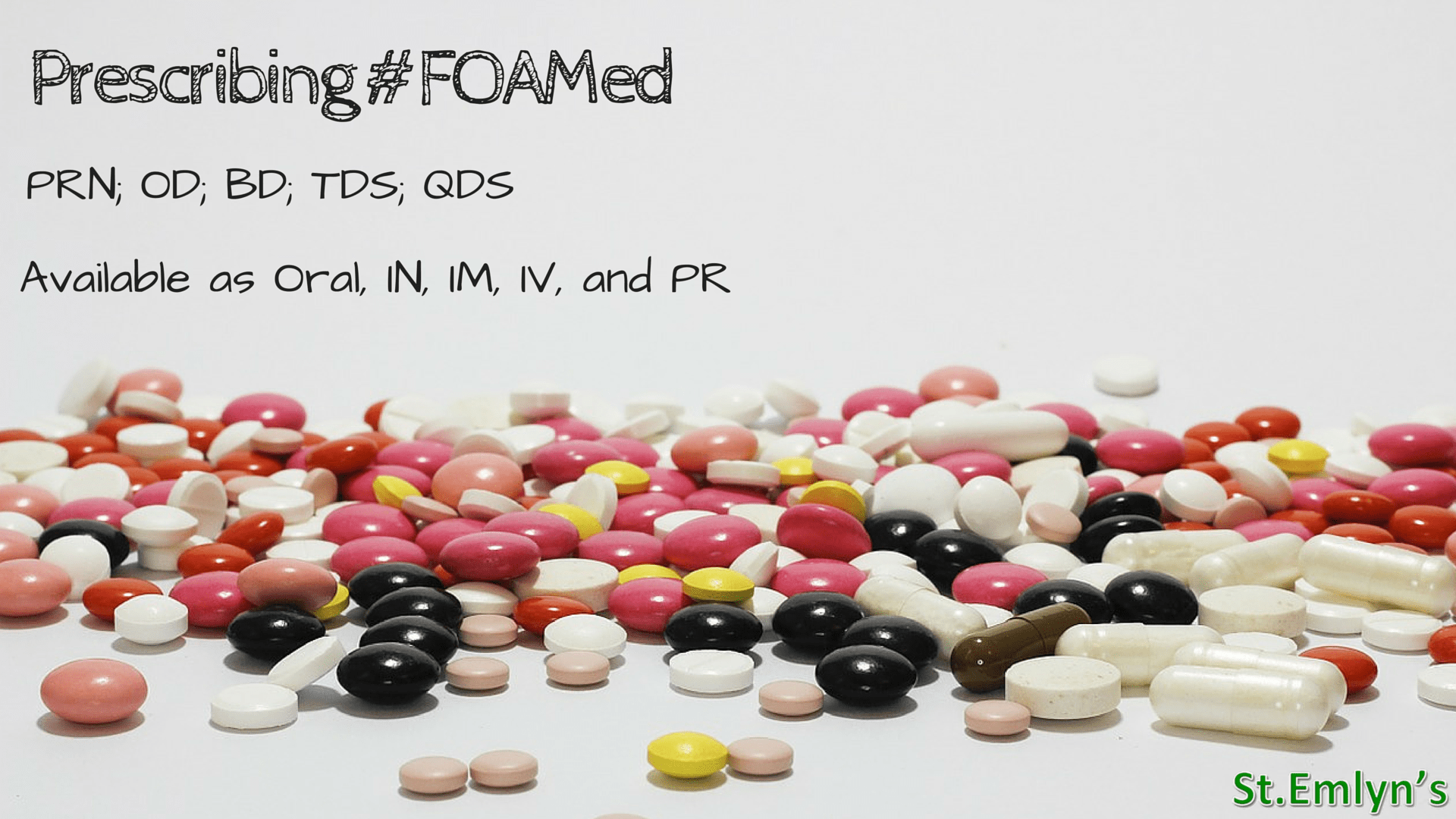 #FOAMed on prescription. St.Emlyn's