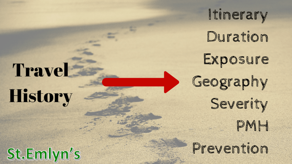Taking a travel history in the ED by StEmlyns - St.Emlyn's