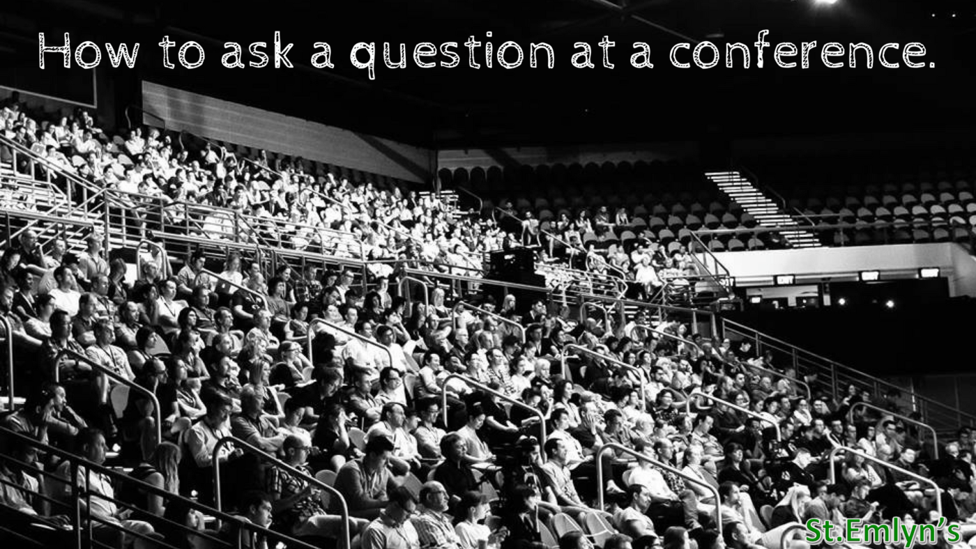 How to ask a question at a conference. The origin of 'that' algorithm ...
