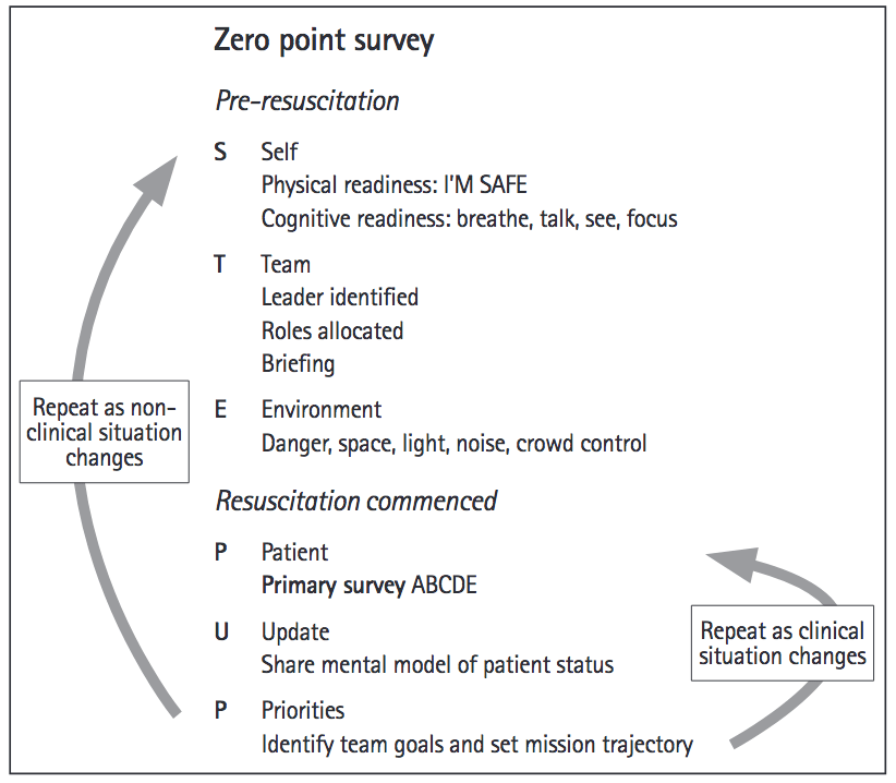 JC: The Zero Point Survey. Optimising resuscitation teams in the ED. St ...