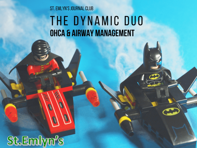 JC: OOHCA and Airway management. Do we need a tube? St Emlyn's • St Emlyn's