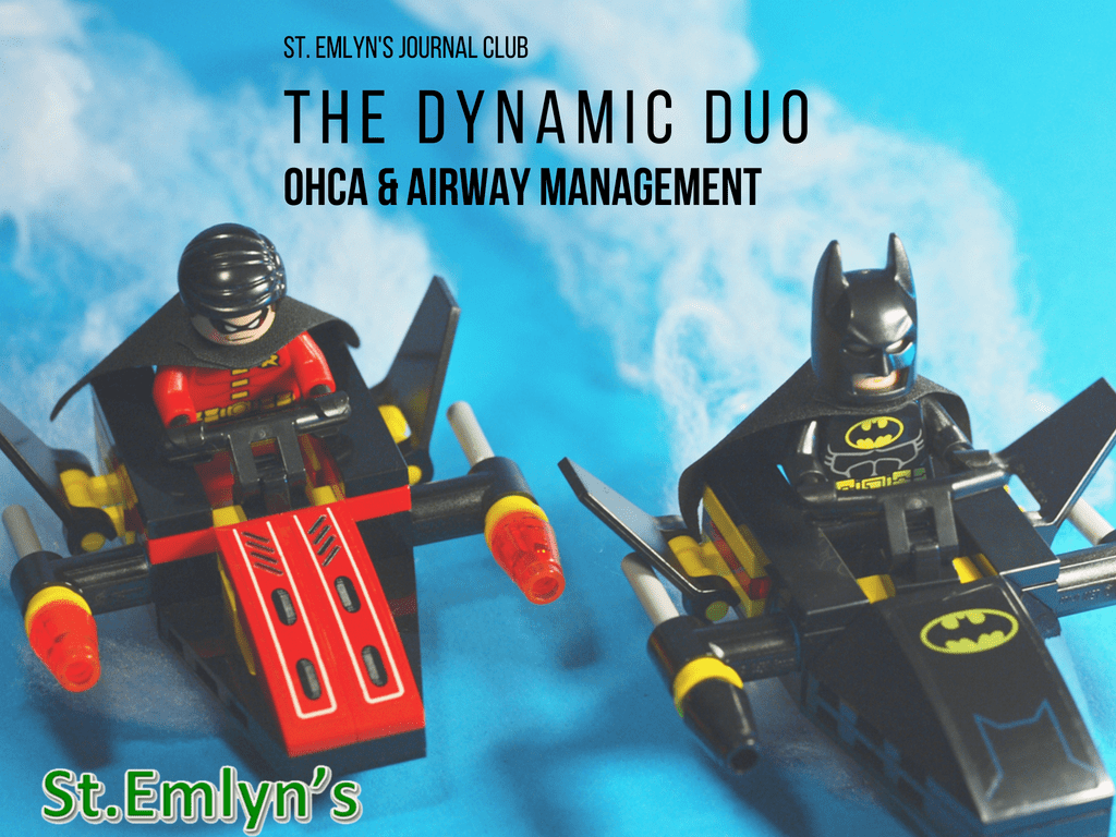 JC: OOHCA and Airway management. Do we need a tube? St Emlyn's