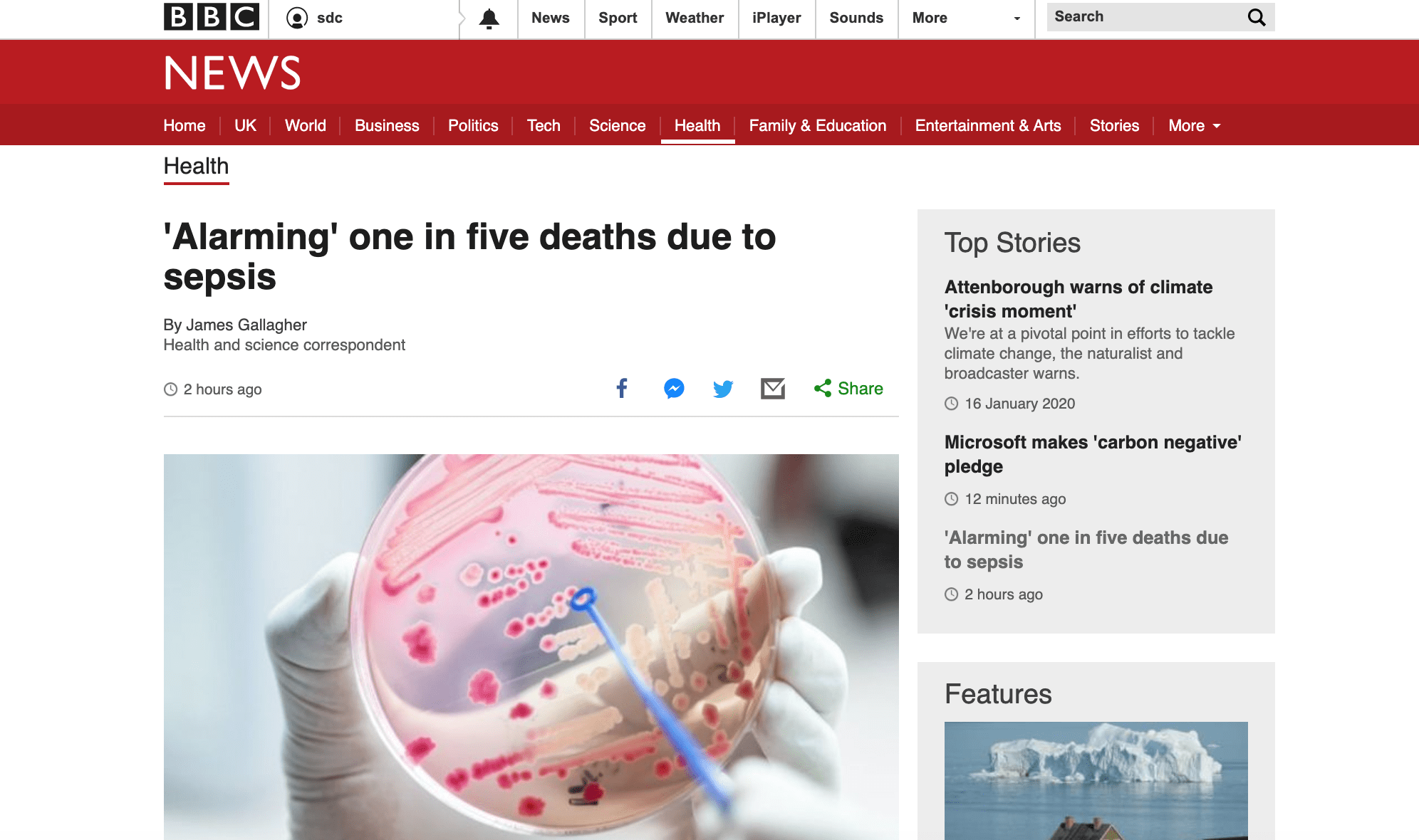 JC: The IHME study on the global burden of sepsis. St Emlyn's • St Emlyn's