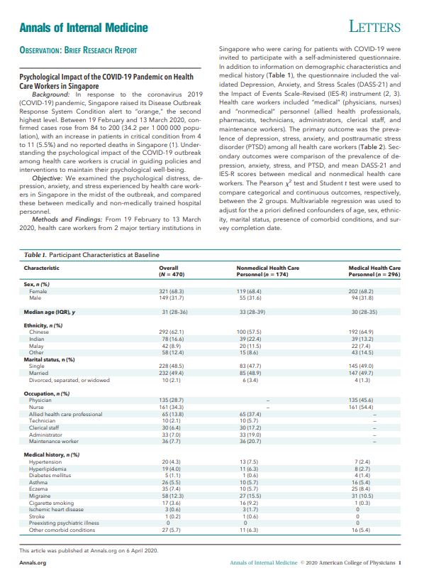 COVID-19: Journal Club #2 - The Webinar • St Emlyn's