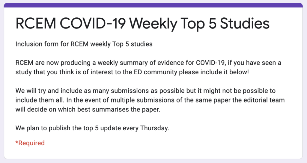 Covid-19 Journal Club: The Director's Cut #1. St Emlyn's • St Emlyn's