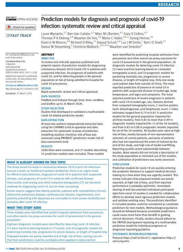 Covid-19 Journal Club: The Director's Cut #1. St Emlyn's • St Emlyn's