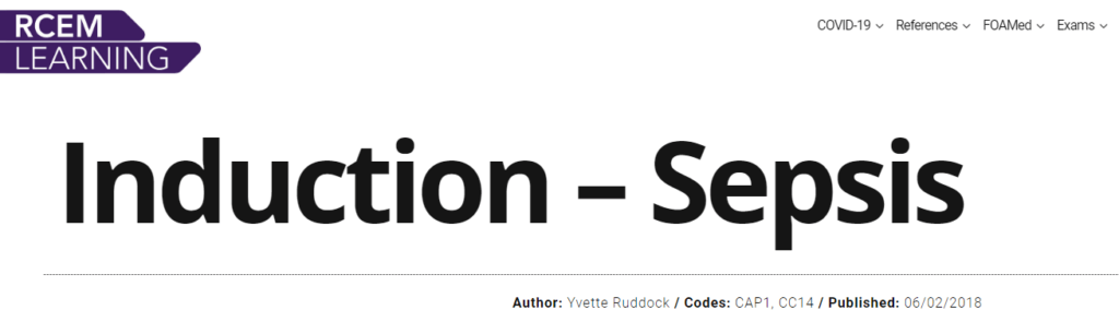 Lesson Plan - Sepsis (Induction) • St Emlyn's