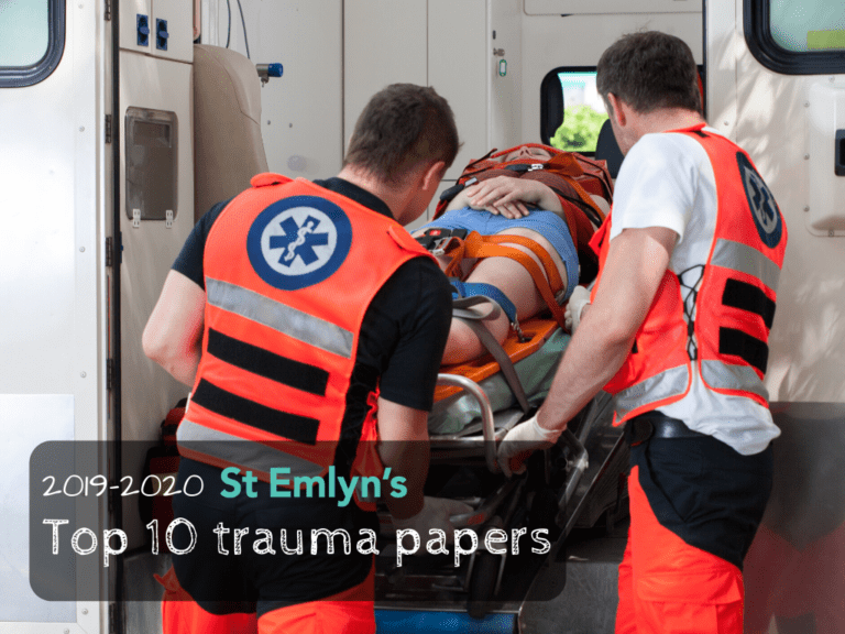 Top 10 trauma papers 2019-2020 for Liverpool Trauma Seminars. St Emlyn ...