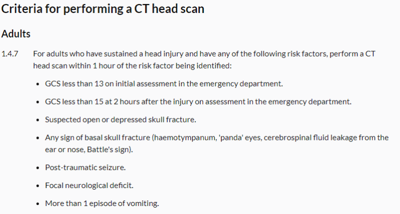 Lesson Plan - Head Injury • St Emlyn's