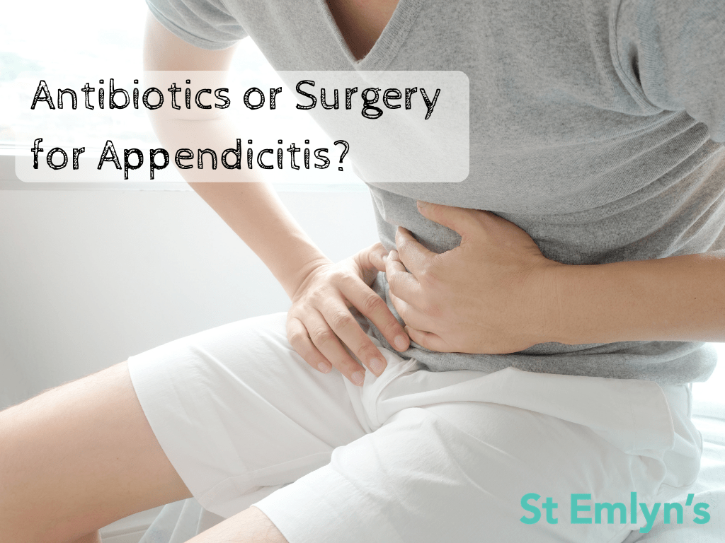JC: Antibiotics or Surgery for appendicitis.