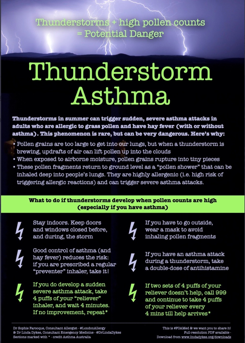 Thunderstorm Asthma: St Emlyn's • St Emlyn's