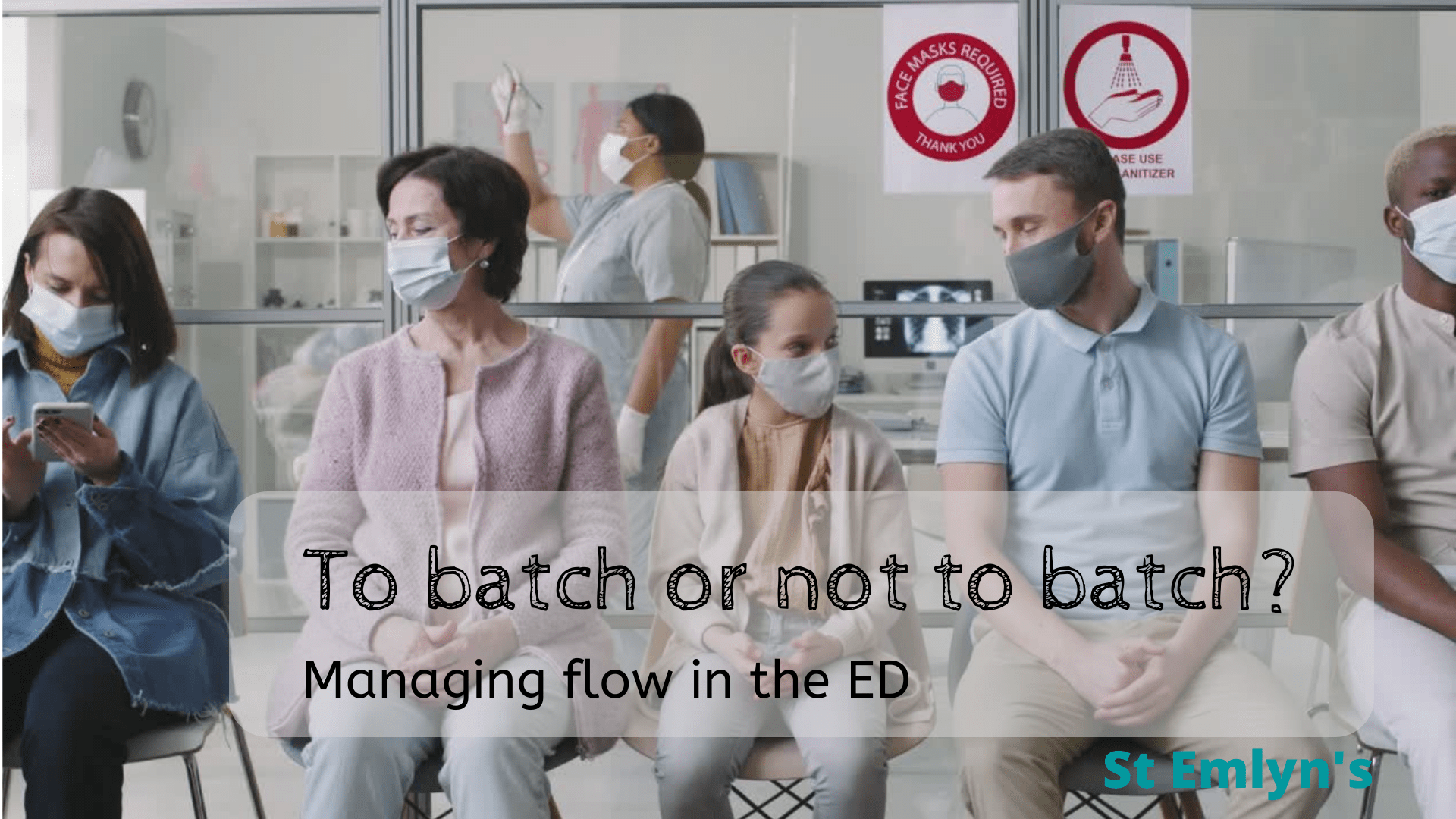 JC: To batch or not to batch? Managing flow in the ED