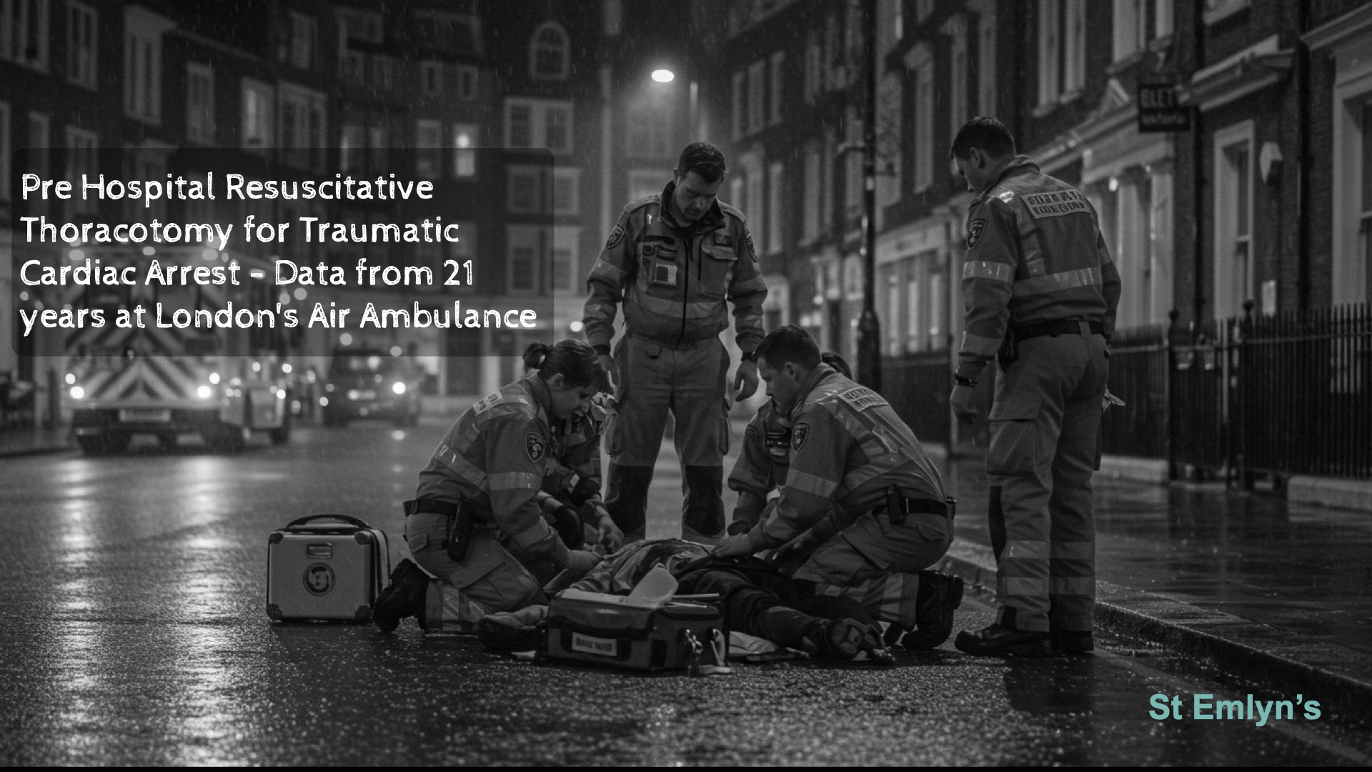 Pre Hospital Thoracotomy: Data from 21 years at London's Air Ambulance